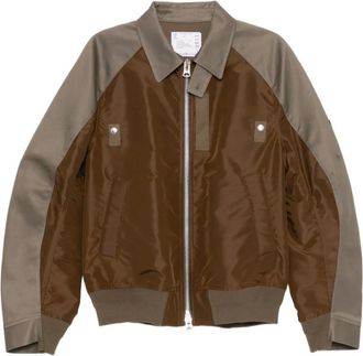 sacai Homme, Vestes, Multicolore, Taille: S Cotton Chino x Nylon Twill Blouson