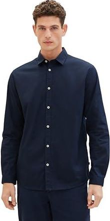 Tom Tailor Chemise pour Homme, 11075 - Bleu Marine, XXL