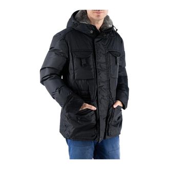 Peuterey Homme, Manteaux, Noir, Taille: XL Aiptek Field Jacket