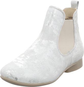 Think Damen GUAD2 chromfrei gegerbte nachhaltige Stiefelette, SILBER 2090