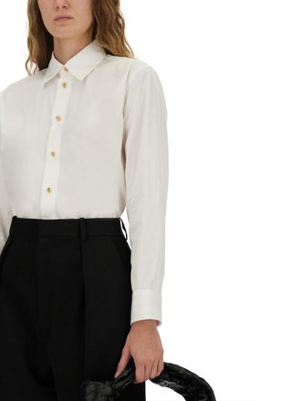Bottega Veneta Cotton Poplin Shirt - White