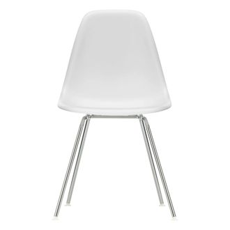 Vitra Chaise DSX Plastic - pi&egrave;tement Chrom&eacute; - Charles & Ray Eames Vitra