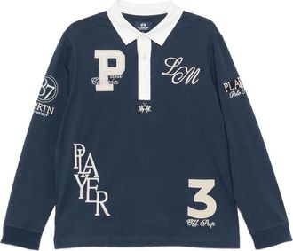 La Martina Homme, Tops, Bleu, Taille: M Crispian Polo &agrave; Manches Longues