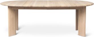 Ferm Living Table Bevel extensible en bois FSC D117-217 cm Ferm Living