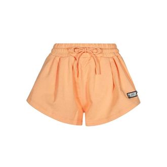 Msgm Baumwoll-Shorts mit elastischem Bund - - Shorts - Damen - Orange - S