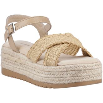 Hush Puppies Jemma Espadrille Polyurethan Damen Sandalen in Tan
