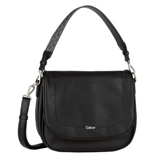 Gabor bags Baila Damen Satteltasche Umhängetasche Klein Schwarz