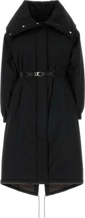 Moorer Femme, Manteaux, Noir, Taille: 38 FR Eneida-Stp