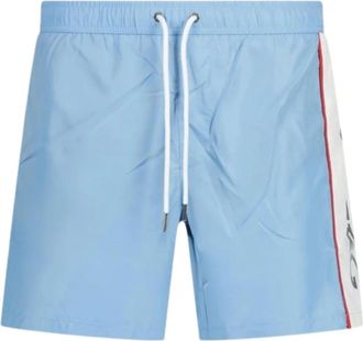 Iceberg Homme, Maillots de bain, Bleu, Taille: S Bicolor Logo Swim Short