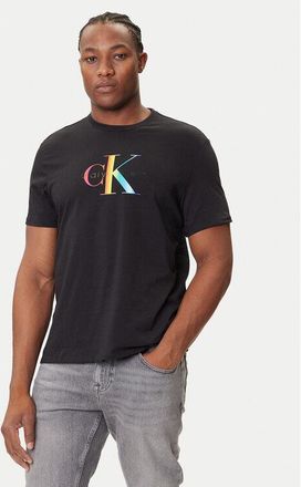 Calvin Klein Jeans T-Shirt Pride Graphic LV04RC800G Schwarz Regular Fit