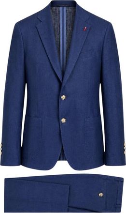 Mulish Homme, Costumes, Bleu, Taille: 2XL Single Breasted Suit