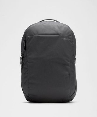 lululemon Rucksack mit drei Rei&szlig;verschl&uuml;ssen 28 l Performance-Canvas - Gr&ouml;&szlig;e 28 l in Black/Graphite Grey