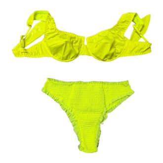 F**k Bikinis - - Swimwear - Damen - Gelb - S