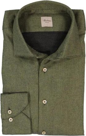 Stenstr&ouml;ms Herren Hemd gr&uuml;n Flanell