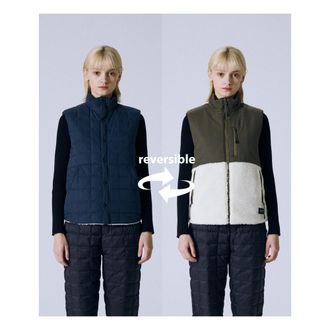 TAION Veste Sans Manches R&eacute;versible Mountain Unisexe Taion