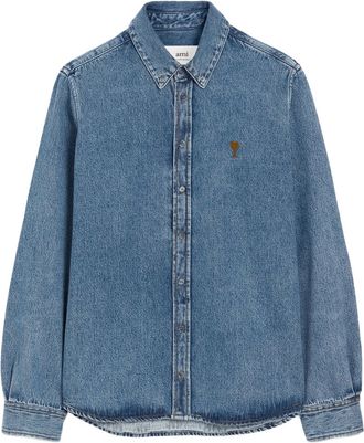 Ami Chemise boutonn&eacute;e contrast&eacute;e Ami De Coeur