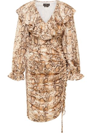 Faina robe avec imprim&eacute; serpent nelice