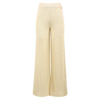 Akep Widele Hose - - Trousers - Damen - Beige - S