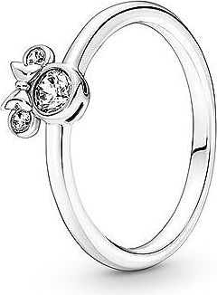 Pandora Pandora Bague Disney Minnie en argent sterling avec zircones cubiques transparentes, taille 52