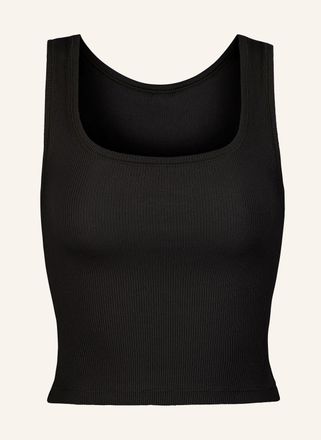 SKIMS Skims Top Cotton Rib schwarz