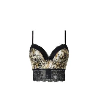 Twinset Femme, Sous-v&ecirc;tements, Noir, Taille: 100C FR Bustier Triangle Rembourr&eacute; Bustino