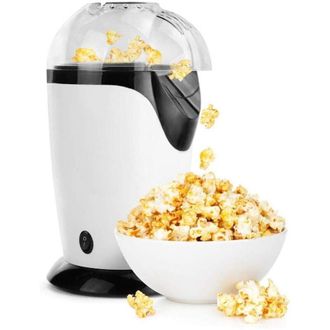 Trade Shop Trade Shop - MACCHINA PER POPCORN ELETTRICA AD ARIA CALDA CON COPERCHIO RIMOVIBILE CUCINA SENZA OLIO