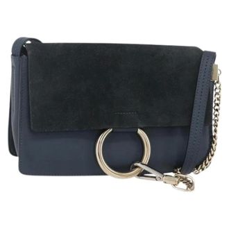 Chlo&eacute; Pre-owned Faye Shoulder Bag - Femme - Pre-owned - Bleu - Taille: ONE Size