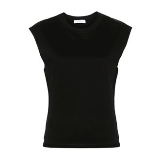 Paco Rabanne Femme, Tops, Noir, Taille: 42 FR Hauts sans manches