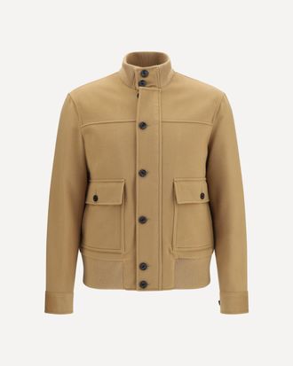 Lardini Buttoned Jacket with ribbed trims Male 46