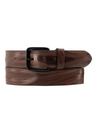 Lindenmann Herren G&uuml;rtel braun Glattleder