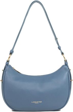 Lancaster Femme, Sacs, Bleu, Taille: ONE Size Sac besace zipp&eacute; M Donna Aria