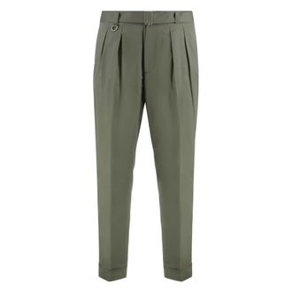Paolo Pecora Slim Fit Chino Hose - - Trousers - Herren - Gr&uuml;n - L