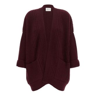 Be You 3079 Cardigan - - Knitwear - Damen - Rot - L