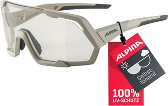 Alpina ROCKET V - Selbsttönende, Bruchfeste & Beschlagfreie Sport- & Fahrradbrille Mit 100% UV-Schutz Für Erwachsene