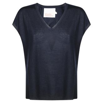 Absolut Cashmere Femme, Pulls, Bleu, Taille: 38 FR &Eacute;l&eacute;gant Pull en Cachemire pour Femmes