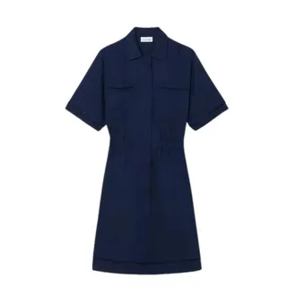 Lacoste Damen, Kleider, Blau, SGr&ouml;&szlig;e