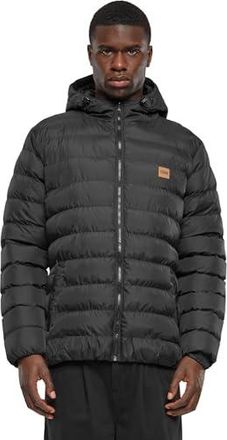 Urban Classics Homme Basic Bubble Jacket, Noir (Black/Black/Black), 4XL Grande taille EU