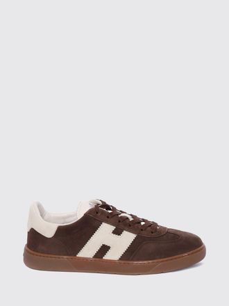 Hogan Baskets Cool en cuir de veau lisse et su&egrave;de avec logo H