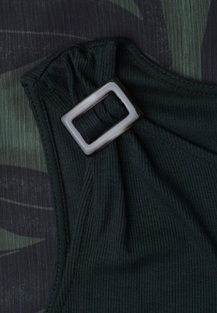 Street One Midikleid LTD QR Mat Mix Chiffon Dress_A