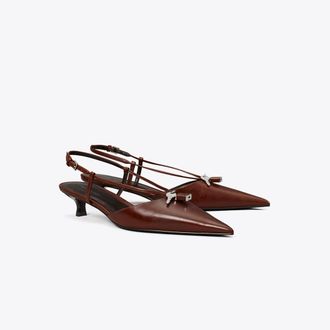 Tory Burch Lock Pumps mit niedrigem Absatz