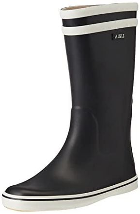 Aigle Femme Malouine Bt Gummistiefel, Marine et Blanc, 36 EU
