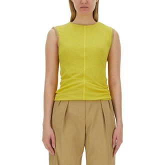 Sportmax unisex, Tops, Jaune, Taille: 36 FR D&eacute;bardeur