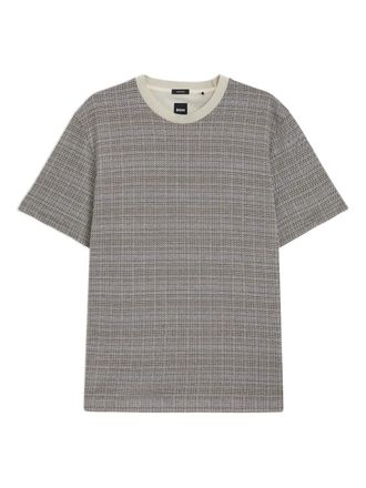 BOSS t-shirt en coton - Gris