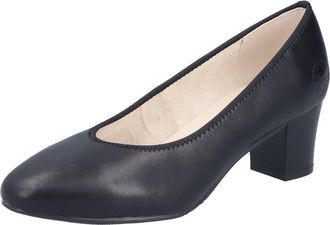 Rieker Damen Hohe Pumps mit runder Zehenform und Blockabsatz 44650, Größe:40 EU, Farbe:Schwarz