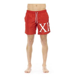 Dirk Bikkembergs Homme, Maillots de bain, Rouge, Taille: XL Red Polyester Swimwear