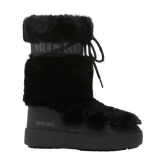 Moon Boot Femme, Chaussures, Noir, Taille: 38 EU Ltrack Bottes Hautes en Fausse Fourrure