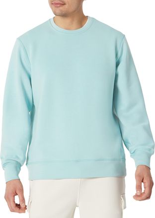 Amazon Essentials Active Herren Herren Active Sweat Relaxed Fit Crewneck Pullover Sweatshirt, Hellblau, XXL