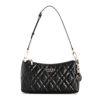 Guess Femme Isemay Shoulder Bag Sac à bandoulière, Noir, Taille Unique