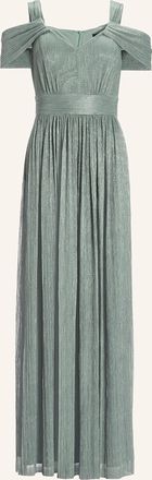 Swing Swing Abendkleid Mit Plissees Und Glitzergarn gruen