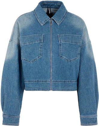 Marc Cain Damen Jeansjacke aus Baumwoll-Mix